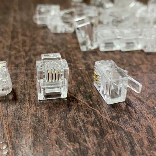 Jual Konektor RJ11 isi 100pcs / Connector RJ11 isi 100 - Jakarta Pusat ...