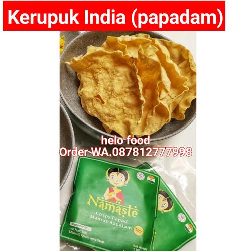 Jual Namaste Indian Papadam Kerupuk India Papad Crispy Appalam Papadum ...