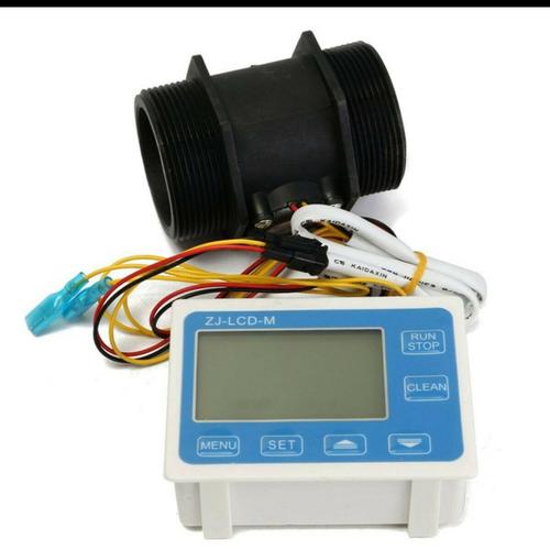 Jual Flow Sensor 1.5 inch Water Flow Sensor With LCD Display Control ...