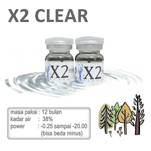 Jual softlens bening tahunan X2 CLEAR/soflens MINUS/soflen X2 CLEAR ...