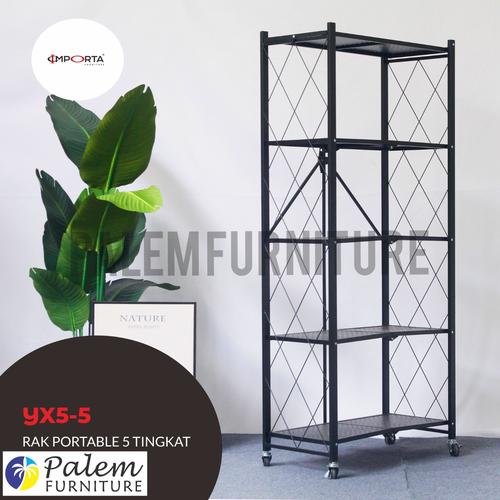 Jual RAK BESI LIPAT PORTABEL 5 SUSUN IMPORTA - Jakarta Timur ...
