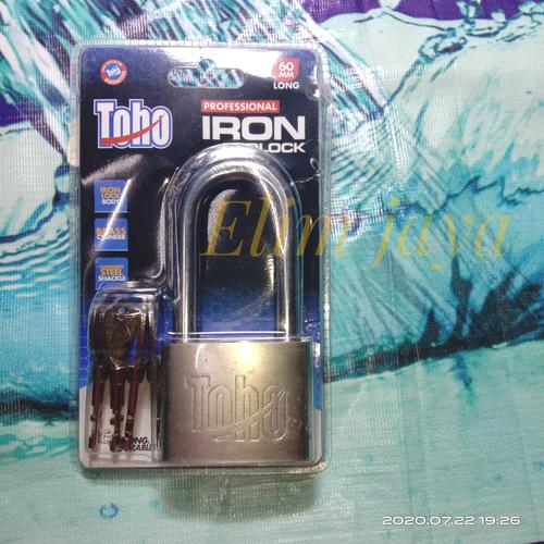 Jual Gembok ukuran 60 mm panjang merek Toho, anti potong - Jakarta ...
