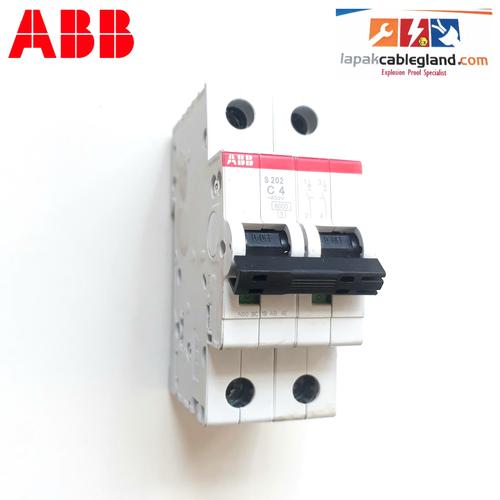 Jual MCB ABB S202 C4 2P 4A 6kA setara Schneider IC60N - Kota Depok - lapakcablegland | Tokopedia
