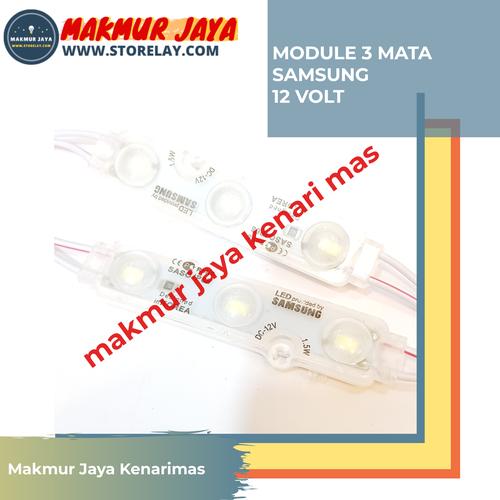 Jual Lampu Modul 3 Mata Samsung 12 VOLT/ Lampu Module LED Samsung 12V - Jakarta Pusat - MAKMUR ...