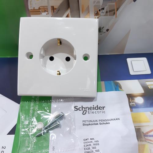 Jual STOP KONTAK CLIPSAL SCHNEIDER INBOW TANAM / SOCKET OUTLET CLIPSAL ...