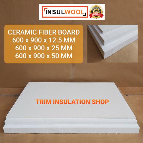 Jual INSULATION INSULWOOL CERAMIC FIBER BOARD TEBAL 25 MM - Jakarta ...