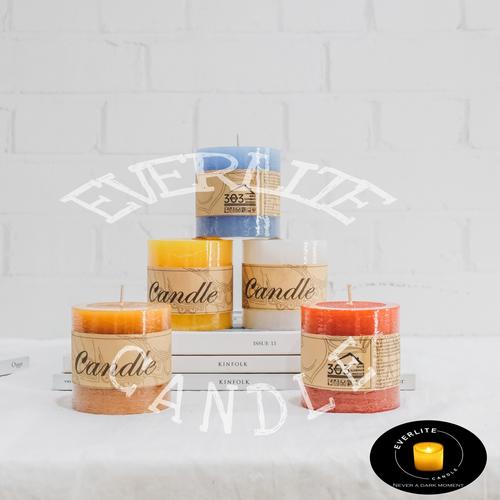 Jual Flat Pillar Candle - Jakarta Utara - Everlite | Tokopedia