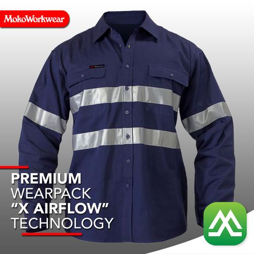 Jual PAKAIAN SERAGAM SAFETY KAPAL MOKOWORKWEAR ORIGINAL WARNA BIRU ...