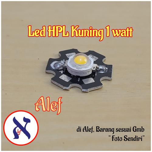 Jual led hpl 1 watt Kuning include heatsink lampu 1 w 1w Yellow - Kota ...