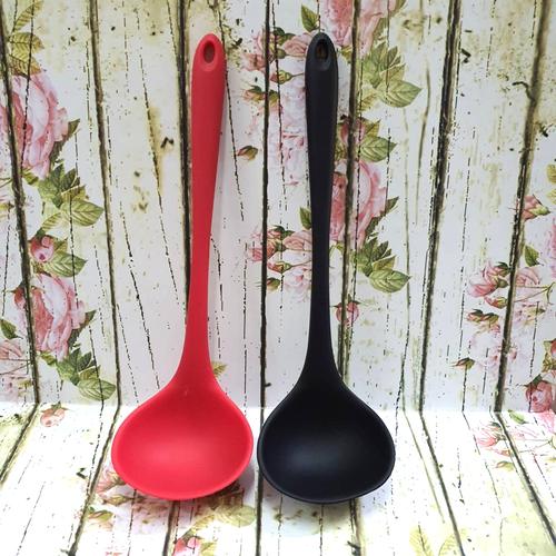 Jual centong sop soup masak full silicon 29 cm sendok sayur ladle ...