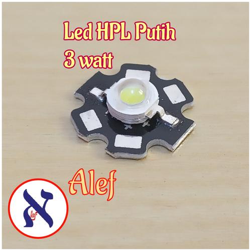 Jual led hpl 3 watt putih include heatsink lampu 3 w 3w white - Kota ...