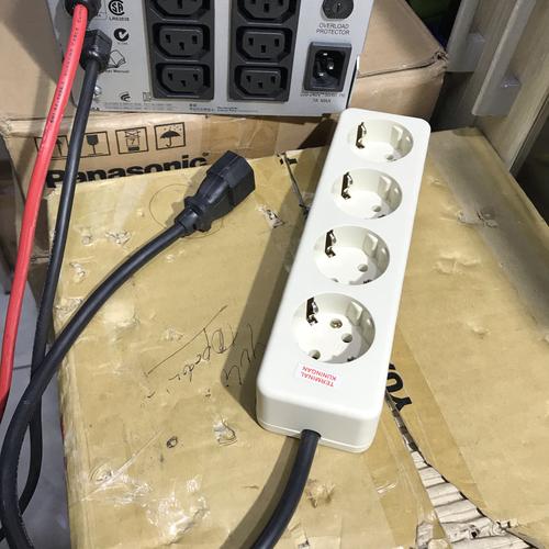 Jual Colokan perubah konverter power output ups iec ups APC 4 Lubang ...