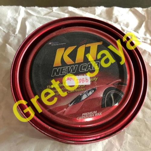 Jual Kit Kaleng Merah New Car Paste Wax Poles Kompon Compound Mobil ...