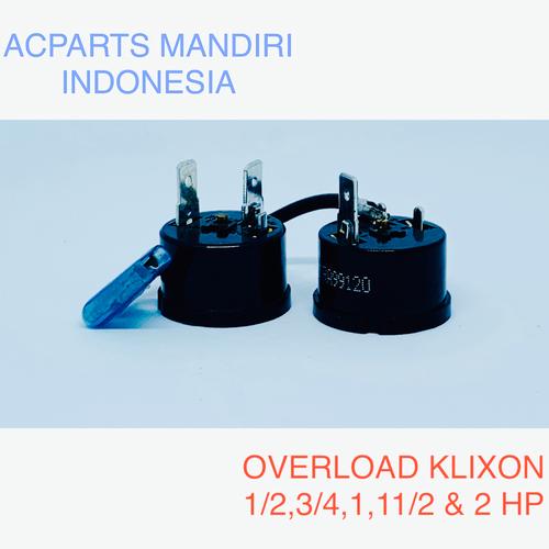 Jual overload ac klixon 1/2, 3/4, 1, 1.5, 2 pk - 1/2 HP - Kota ...