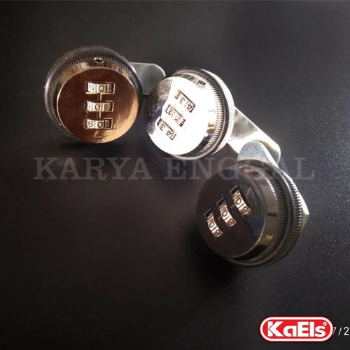 Jual Kunci Camlock Digital 3 Nomor Digit Kunci Loker Drawer Lock Locker ...