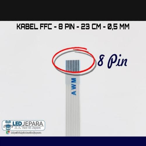 Jual Flat Flexible Cable Kabel Fleksibel 8 PIN 23 CM ASUS X450C - Kab ...