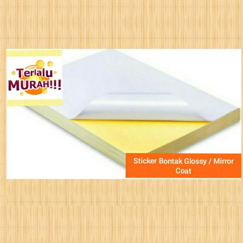 Jual Kertas Stiker CAMEL ASLI / Bontak Mirror Coat / Chromo / Glossy F4 ...