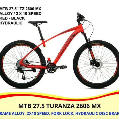 Jual Sepeda MTB Turanza 27,5" Hidrolis 2606 MX 2x10 Sp Hydraulic no ...