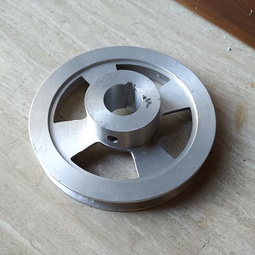 Jual Pulley puly pully A1 - 5 inch as 24 mm pulley alumunium - Kab ...