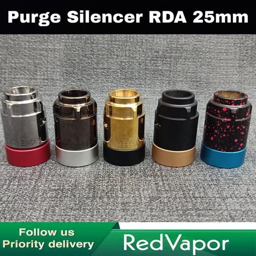 Jual Purge Silencer RDA 25mm [Clone] Gold Black SS Candy Black Gun ...