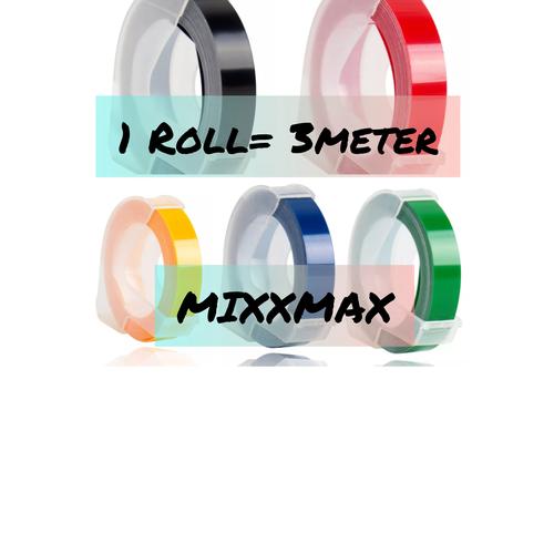 Jual Isi Pita label dymo motex cidy, 3D embossing - 1roll (3meter ...