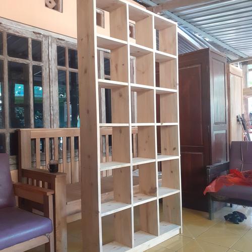 Jual rak serbaguna partisi sekat ruangan rak buku rak display - Kab ...