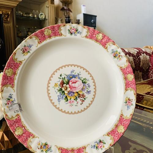 Jual Piring saji / Royal Albert / Lady Caryle / bulat / 35 cm / mewah ...