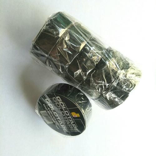Jual Solasi Lakban Hitam kecil GoldTape 5/8inch isi 5 pcs - Kota Bekasi ...