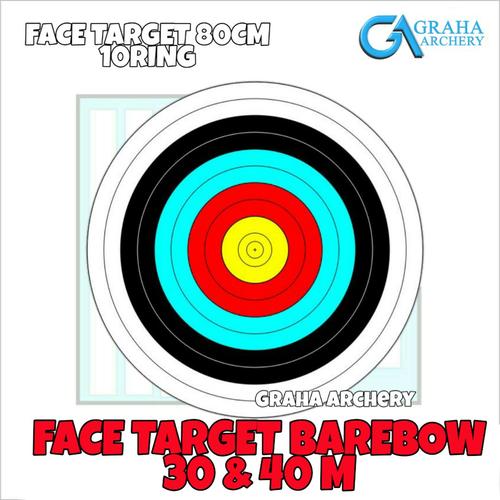 Jual FACE TARGET 80 CM 10 RING - Kab. Bekasi - Graha Archery | Tokopedia