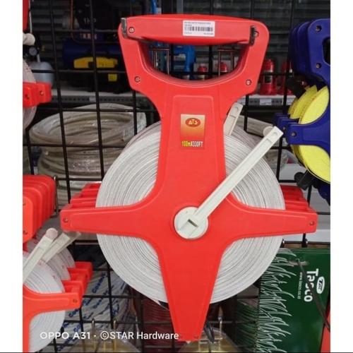 Jual ATS ROL METERAN FIBER PANJANG 100 METER / LONG MEASURINGTAPE FIBER ...