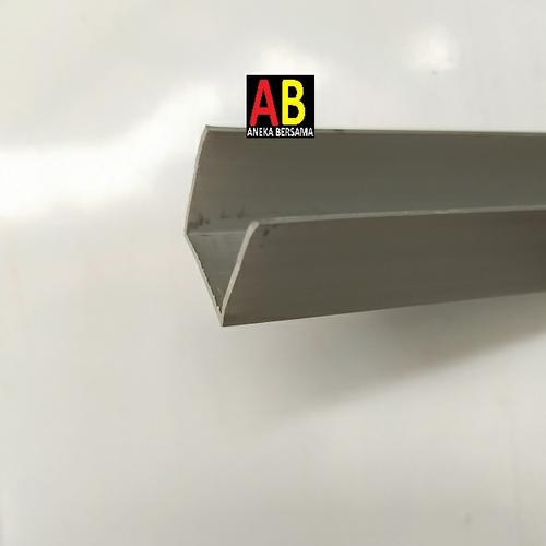 Jual Lis U Aluminium 15mm x 15mm x 15mm Tebal 0.9mm Silver 119.5cm ...