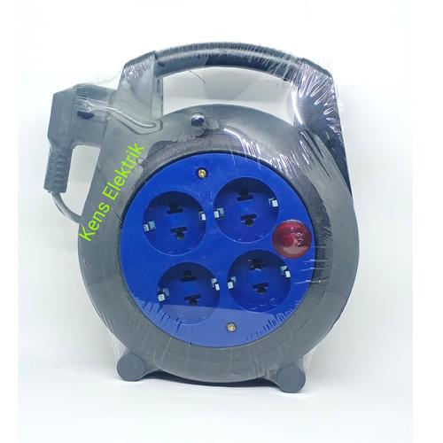 Jual Kabel Roll Rol kabel gulung type 15 Stop kontak bulat 4 lubang ...