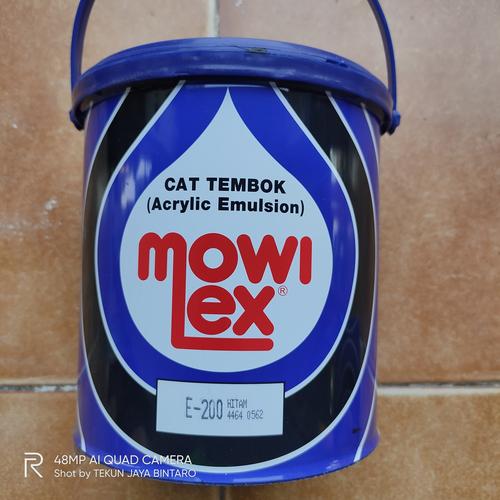Jual CAT TEMBOK INTERIOR MOWILEX EMULSION 2,5L WARNA HITAM E200 - 2,5 ...