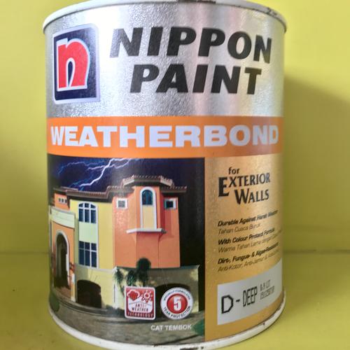 Jual Cat Tembok Eksterior Premium Nippon Weatherbond 1 ltr Exterior ...