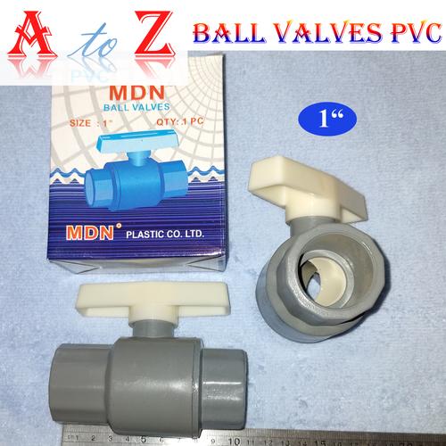 Jual stop kran pvc MDN 1"/ball valve 1 in/ball valve pvc 1 inch - Kota ...