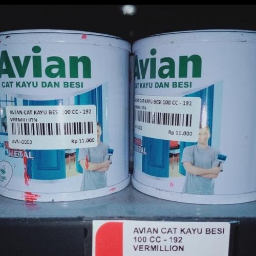 Jual AVIAN CAT KAYU BESI 100 CC 192 VERMILION - Kab. Bandung Barat ...