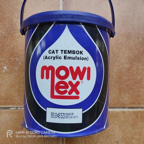 Jual CAT TEMBOK INTERIOR MOWILEX EMULSION 2,5L WARNA GERANIUM BS04E53 ...