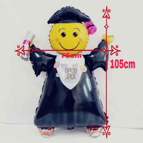 Jual Balon Foil Wisuda / Graduation Full Body - Large - Kota Bekasi ...