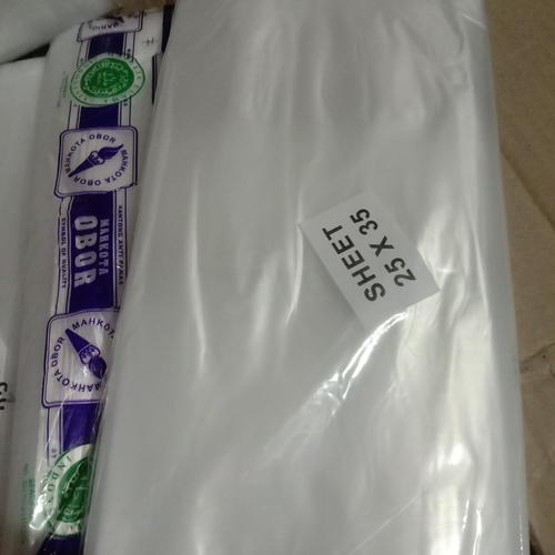 Jual Plastik sheet /lembaran/alas uk 25x35 (isi4bks) - Jakarta Utara ...