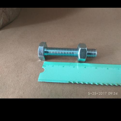 Jual bmp 8 x 50 baut 8mm x 5cm /baut putih m8 x 50 kunci 13 - Jakarta ...