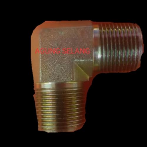 Jual DOUBLE NEPEL ELBOW 90⁰ MALE 1" NPT X 1" NPT BESI GALVANIZED ...