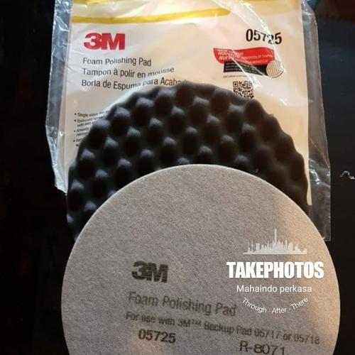Jual Foam polishing pad 3M 05725 - Busa poles mobil hitam original 3m ...
