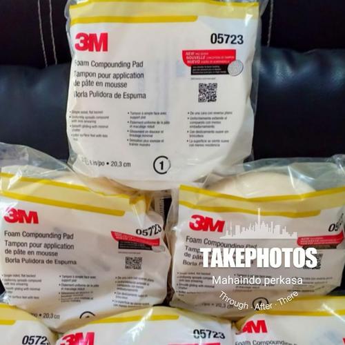 Jual Foam compounding pad 3M 05723 - Busa poles mobil putih original 3m ...
