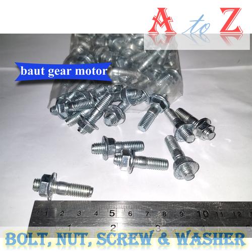 Jual Baut mur gear motor honda 8 x35mm/baut gir tanam honda/baut gear ...