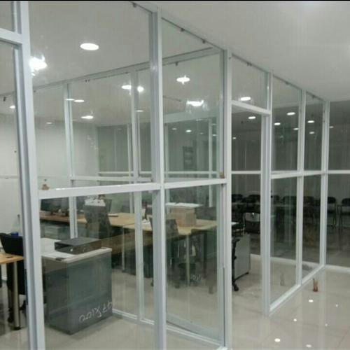 Jual partisi aluminium kaca kantor - Putih - Kab. Bogor - Kelvin ...