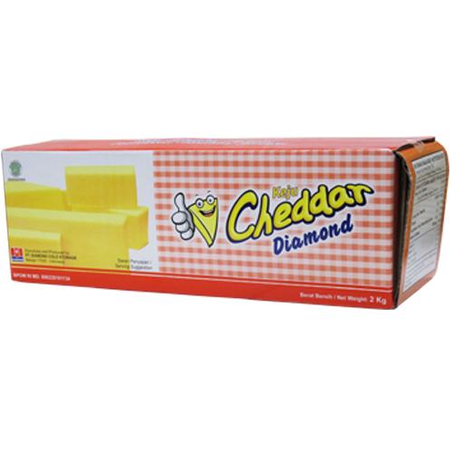 Jual diamond cheese processed cheddar 2kg 4 pcs - Kota Bandung ...