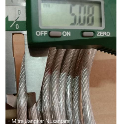 Jual Wire Rope PVC / Seling PVC / Kawat Seling PVC Galvanized 3 x 5 mm - Jakarta Timur - Mitra ...