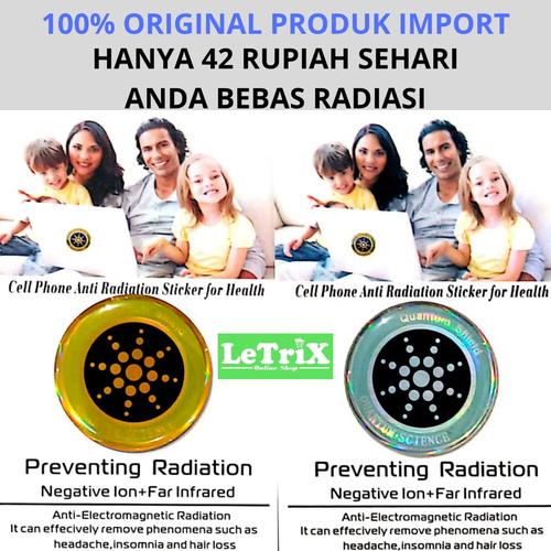 Jual Anti Radiasi Stiker HP Quantum Shield Nano Teknologi Jerman ...