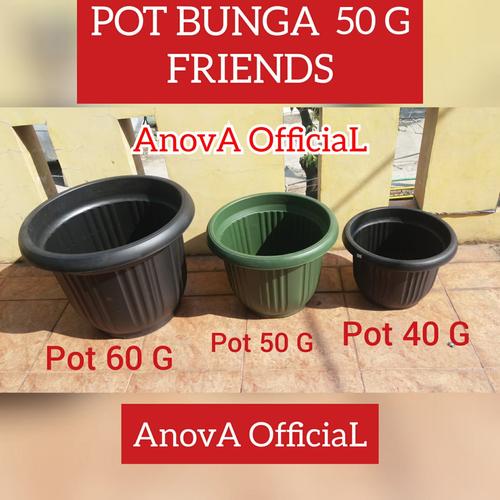 Jual POT BUNGA BESAR. 50 CM / 50G / 50 G. TANAMAN KEMBANG. TABULAMPOT ...