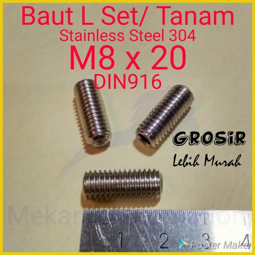 Jual Baut L Tanam M8 x 20 SUS304 - Jakarta Timur - Mekanikautomation ...
